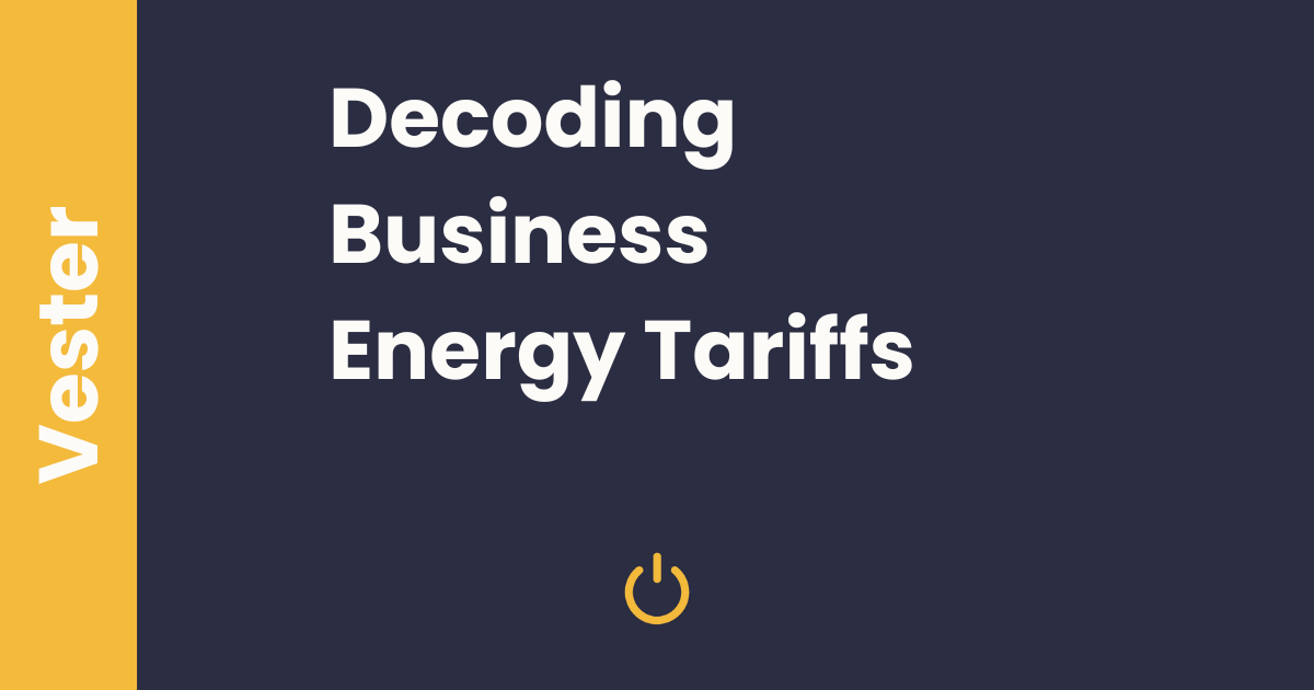 Business Energy Tariffs UK | Choosing the Right Plan
